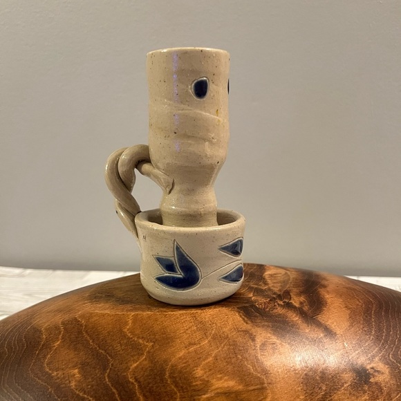 Accents | Vintage Williamsburg Pottery Candlestick Holder | Poshmark
